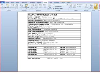 Change Request Form Icon