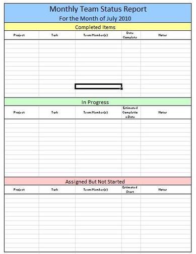 Excel Reporting Templates